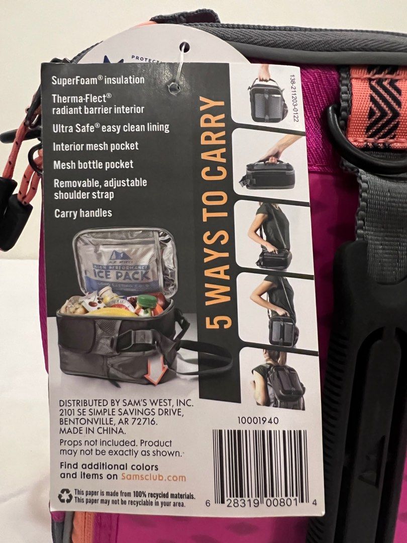 ARCTIC ZONE AZ PRO Lunch Bag Leak Proof Deep Freeze Expandable Food ...