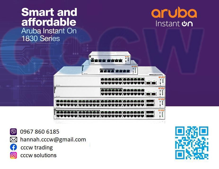 Aruba Instant On 1830 24G 2SFP Switch, Computers & Tech, Office ...