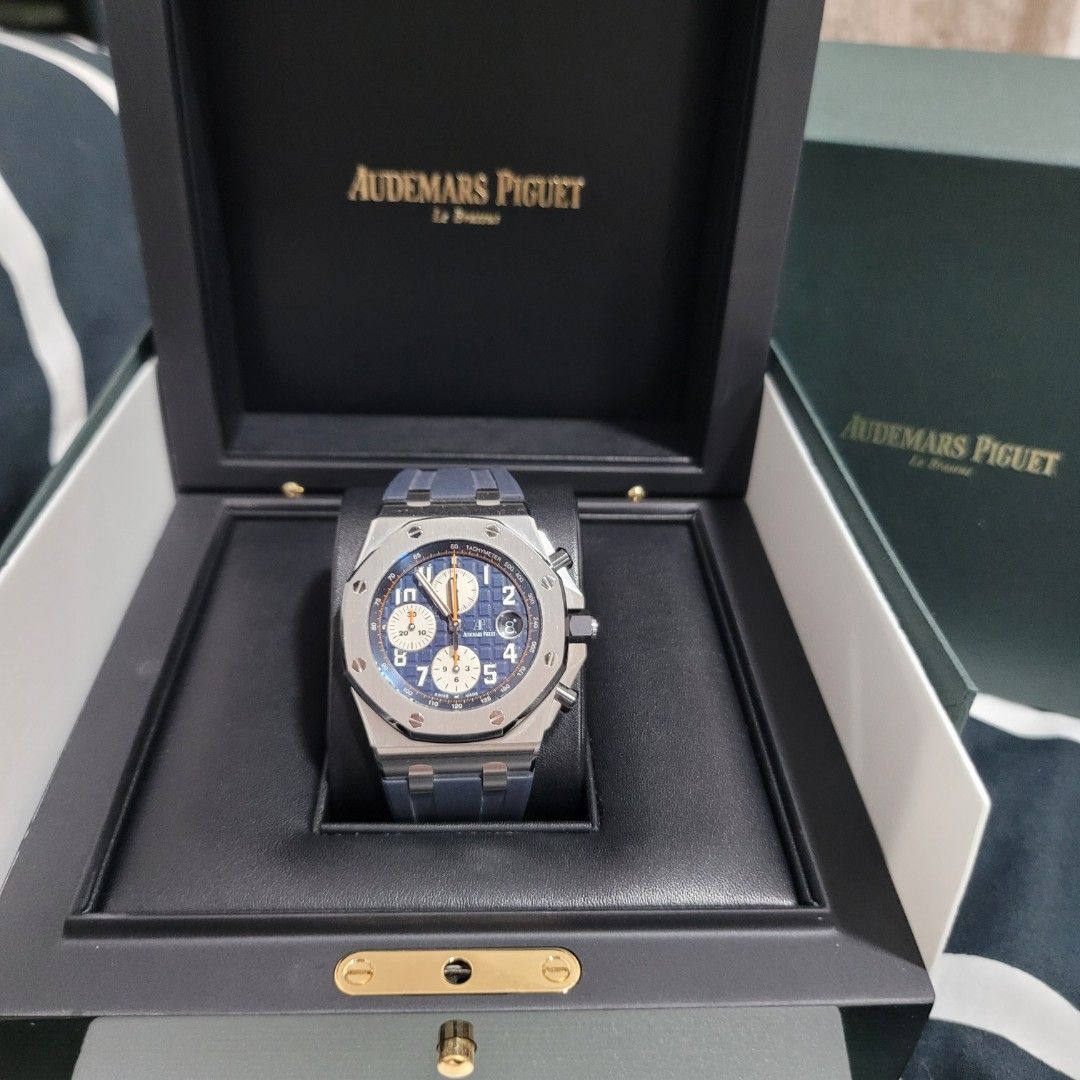 Audemars Piguet Royal Oak Offshore Navy, Luxury, Watches on Carousell
