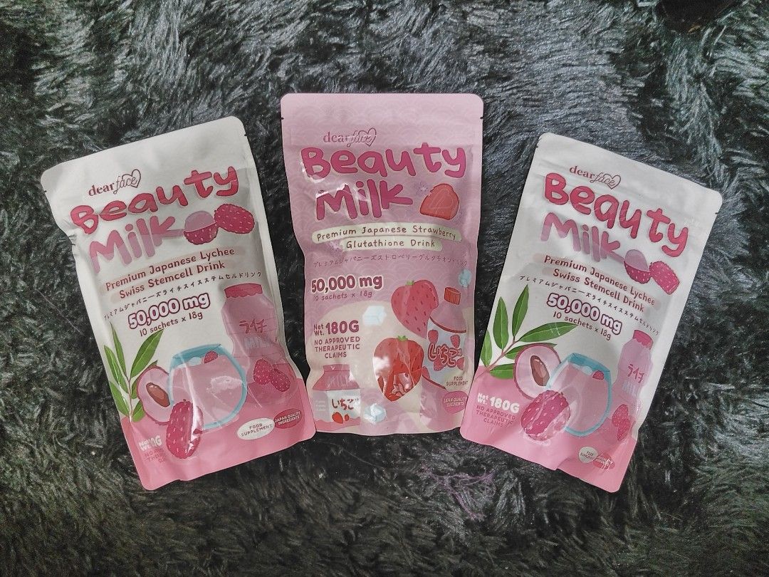 Beauty Milk by Dear Face, Health & Nutrition, Health Supplements ...