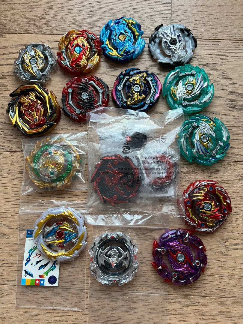 Beyblade layers (Revive Phoenix / Tempest Dragon / Burst Spriggan ...