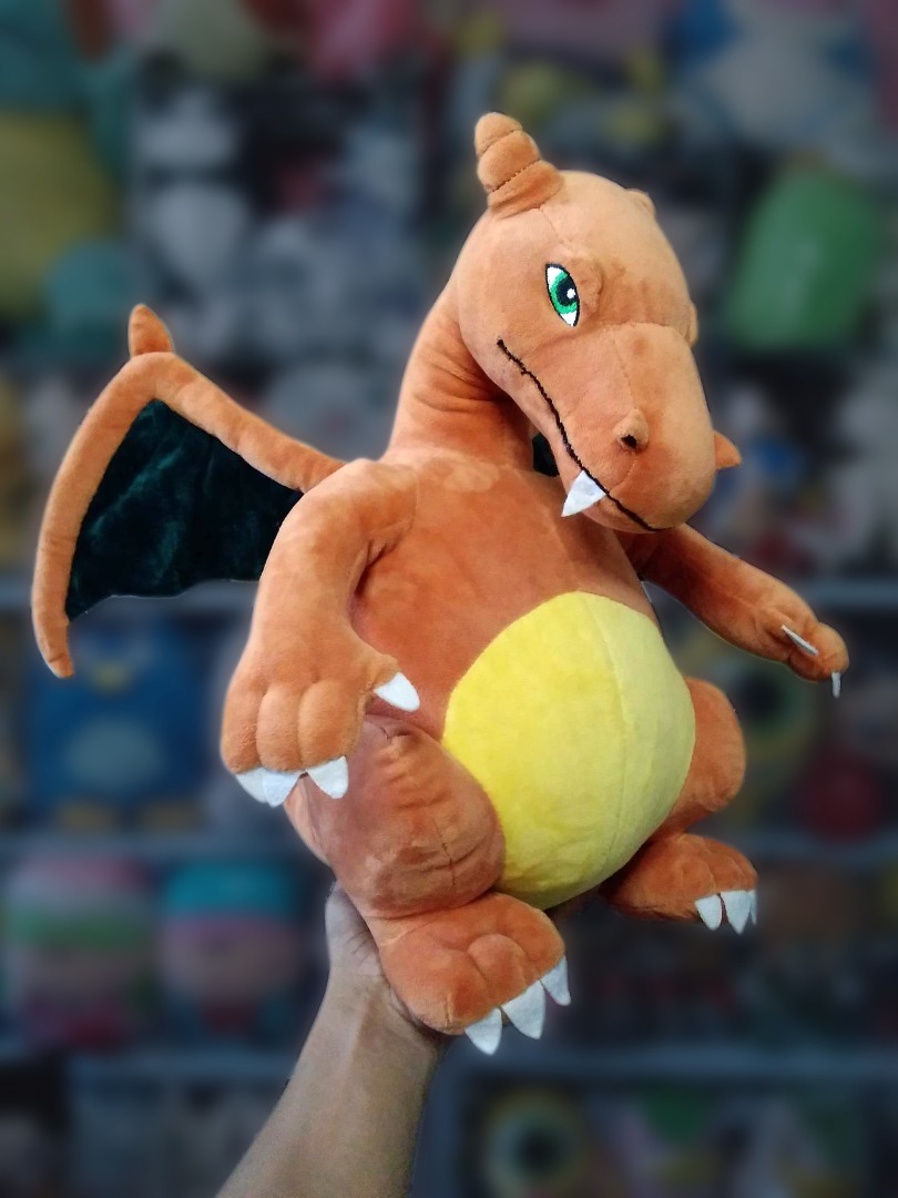 BIG 15-Inch Charizard Pokemon Plush Toy with Posable Wings (Chinese ...