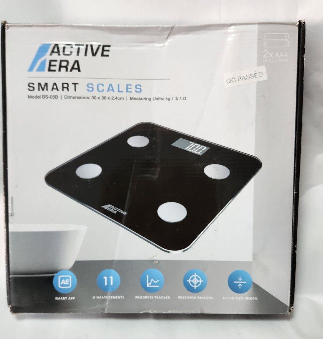 Bluetooth Smart Weighing Scale (Multi-Features), Health & Nutrition ...