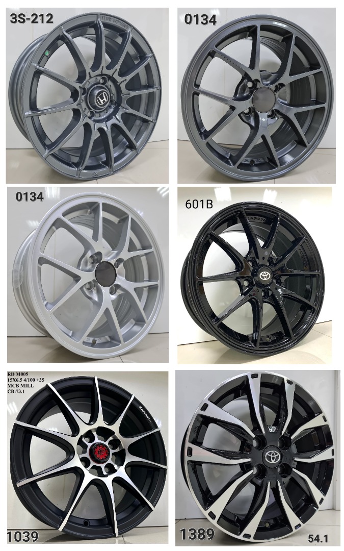 BN 15 inch VARIOUS DESIGN RIMS SET, Car Accessories, Tyres & Rims on ...