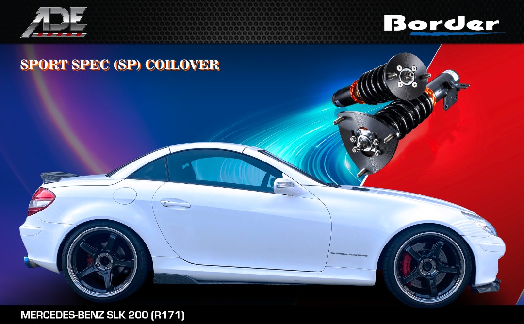 BORDER SPORT SPEC (SP) COILOVER ON MERCEDES-BENZ SLK 200 (R171), Car ...