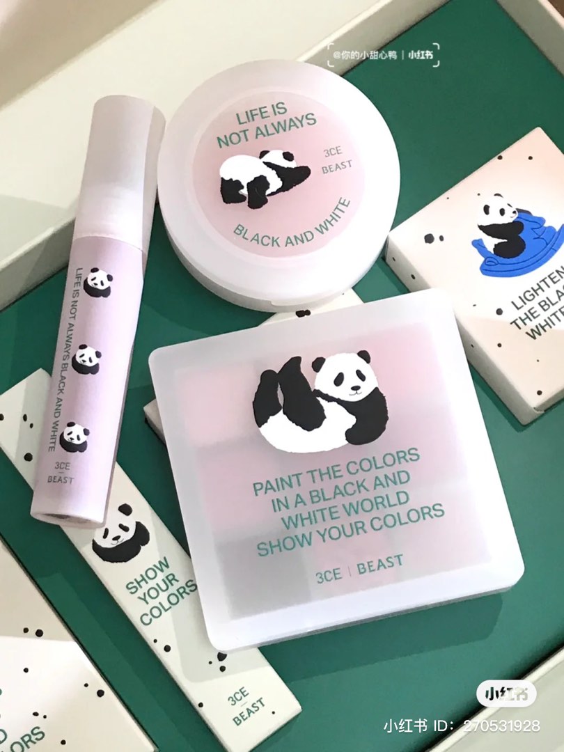 Brand new in box 3CE x Beast Limited Edition Panda Eyeshadow Palette ...