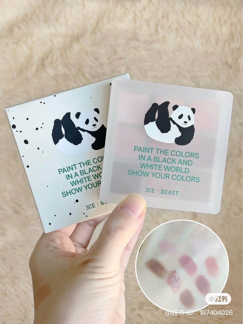 Brand new in box 3CE x Beast Limited Edition Panda Eyeshadow Palette ...