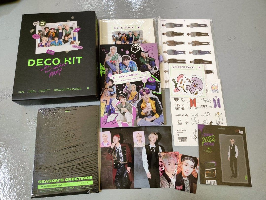 (BULK) BTS SEASON GREETINGS AND DECO KIT, Hobbies & Toys, Collectibles ...