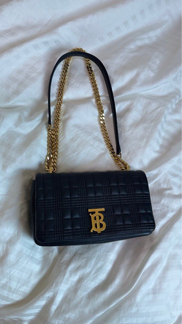 BURBERRY black tb bag, Luxury, Bags & Wallets on Carousell