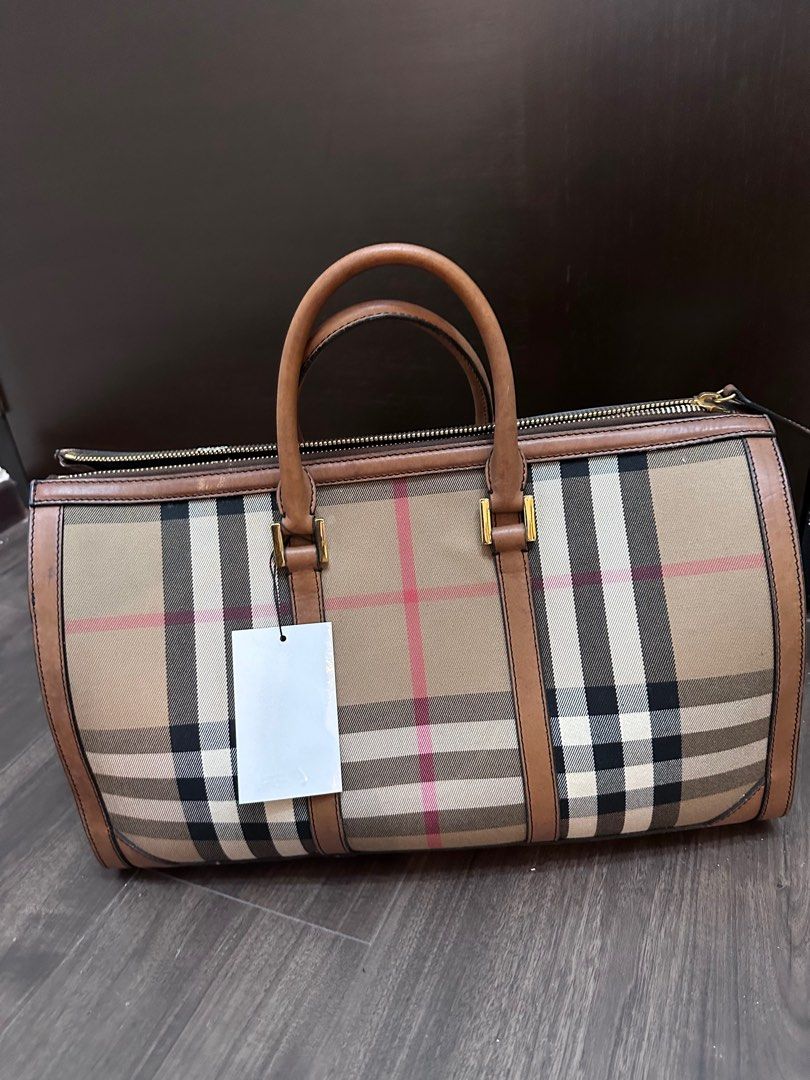 Burberry luggage bag, Luxury, Bags & Wallets on Carousell
