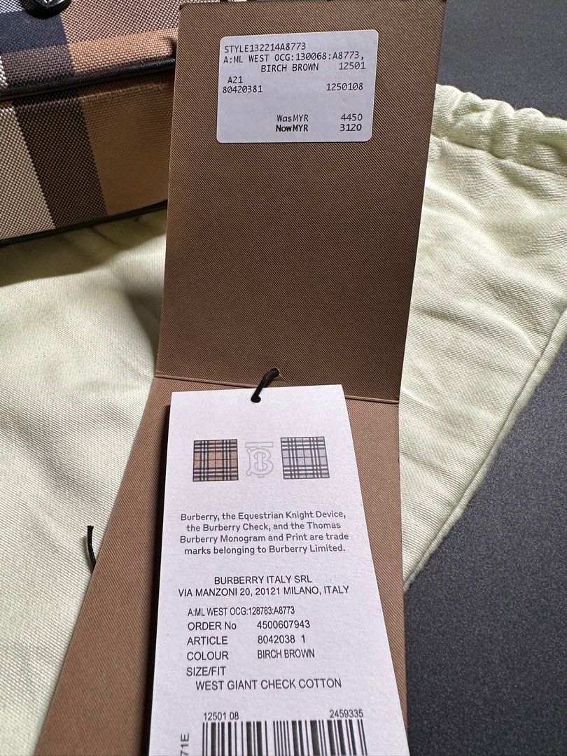 Burberry Waist Bag, Luxury, Bags & Wallets on Carousell