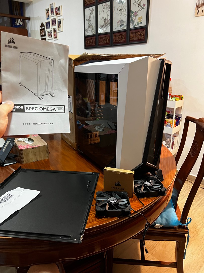 Carbide Series SPEC-OMEGA RGB Mid-Tower Tempered Glass Gaming Case ...