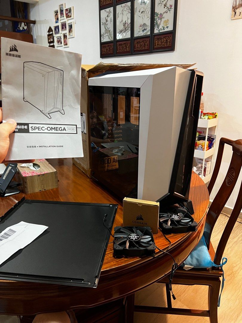 Carbide Series SPEC-OMEGA RGB Mid-Tower Tempered Glass Gaming Case ...