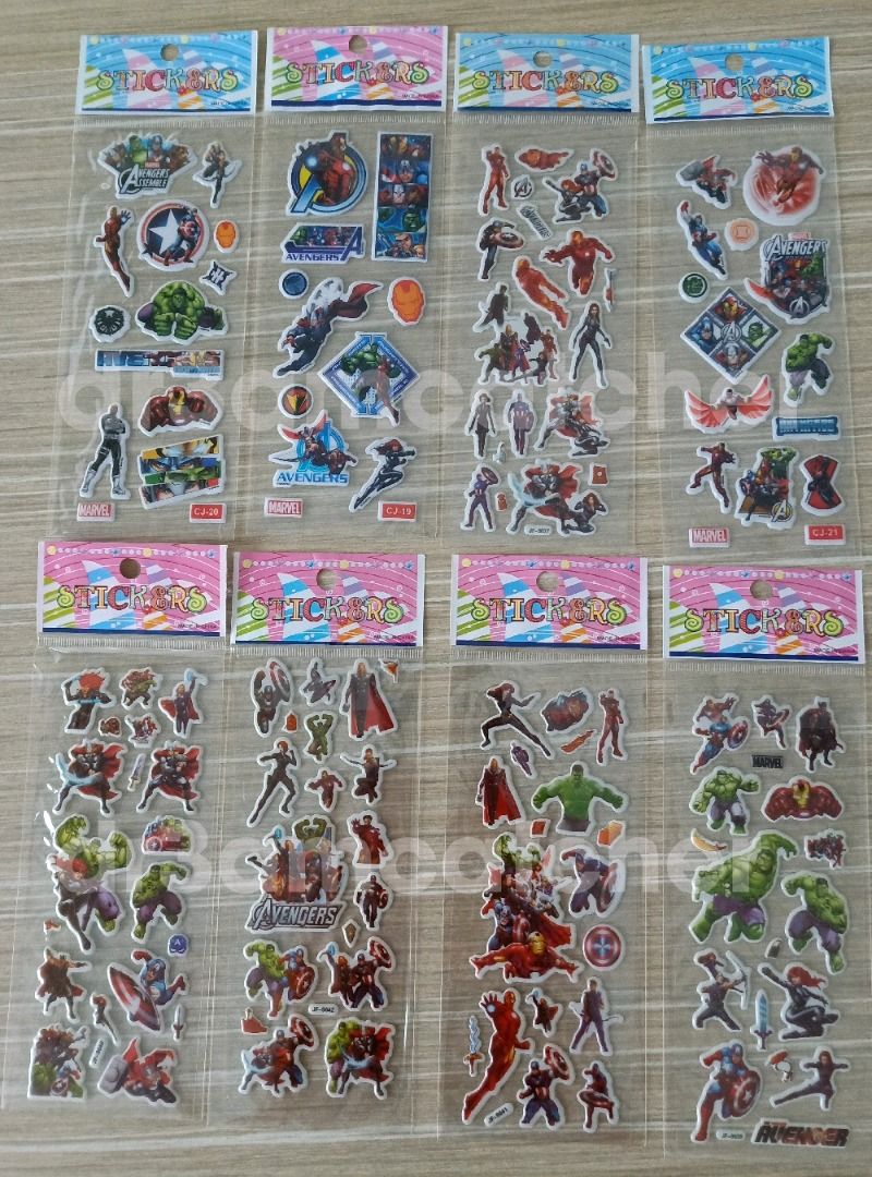 cartoon stickers in many designs (Trolls Sesame street PJ Mask Paw ...