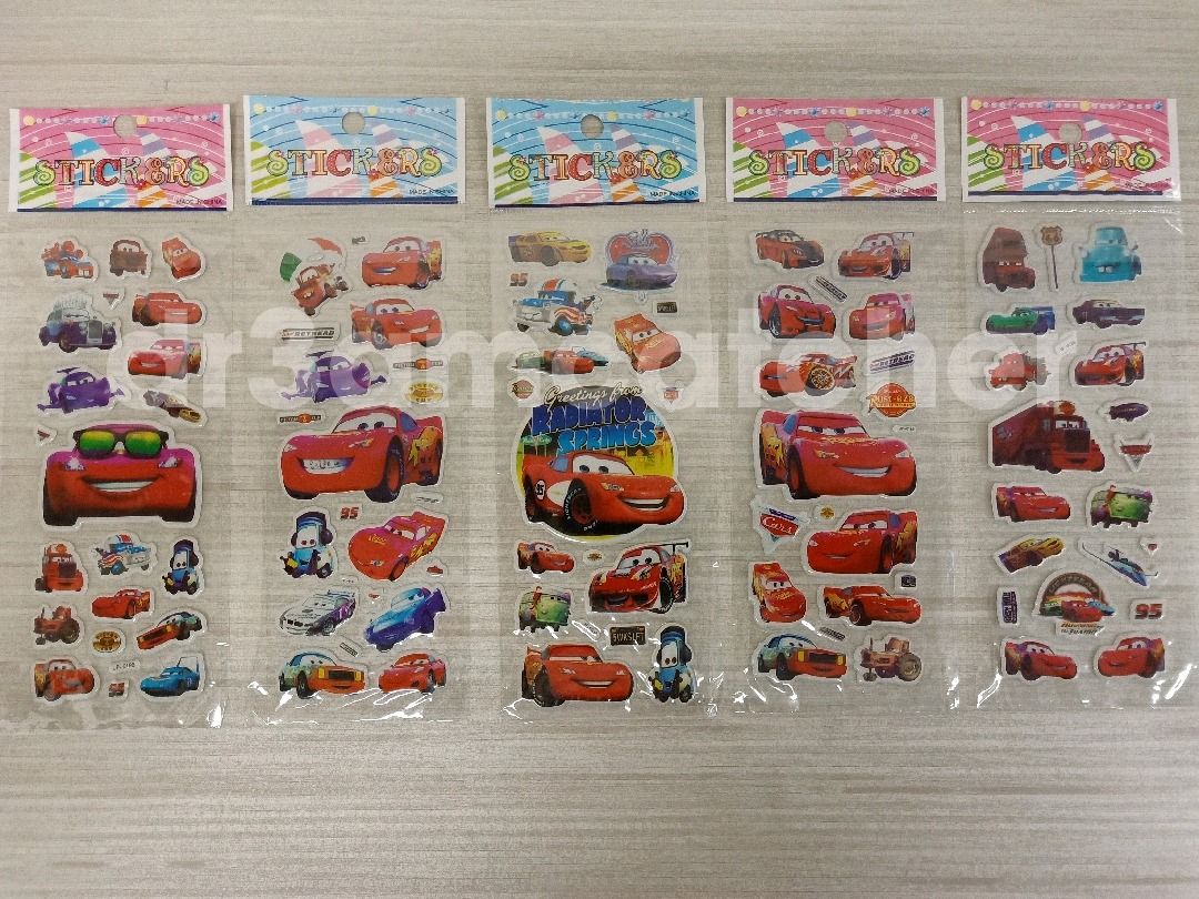 cartoon stickers in many designs (Trolls Sesame street PJ Mask Paw ...