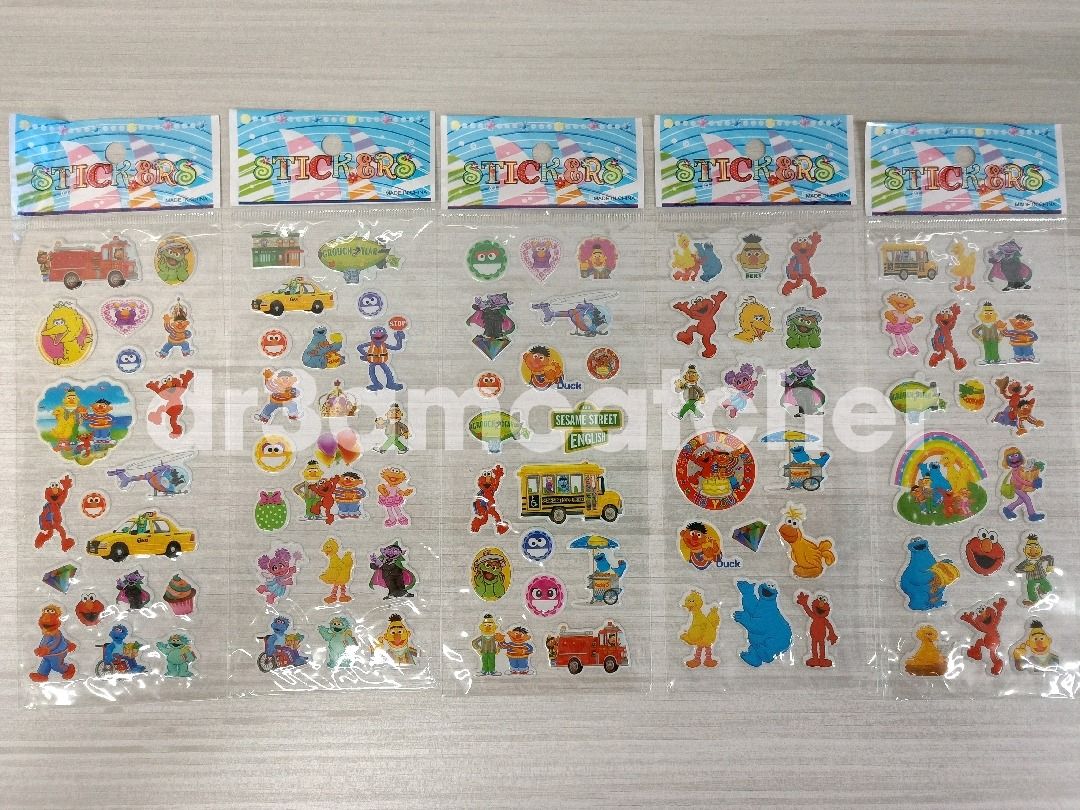 cartoon stickers in many designs (Trolls Sesame street PJ Mask Paw ...