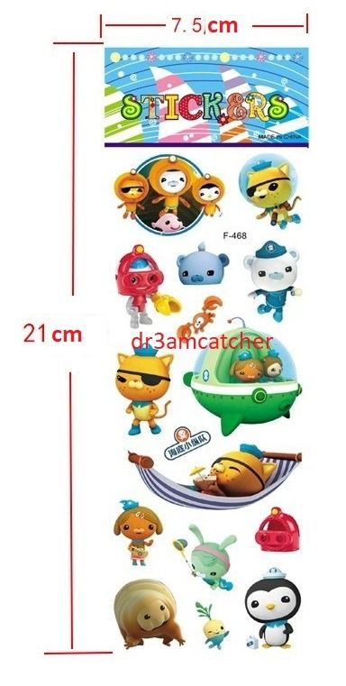 cartoon stickers in many designs (Trolls Sesame street PJ Mask Paw ...