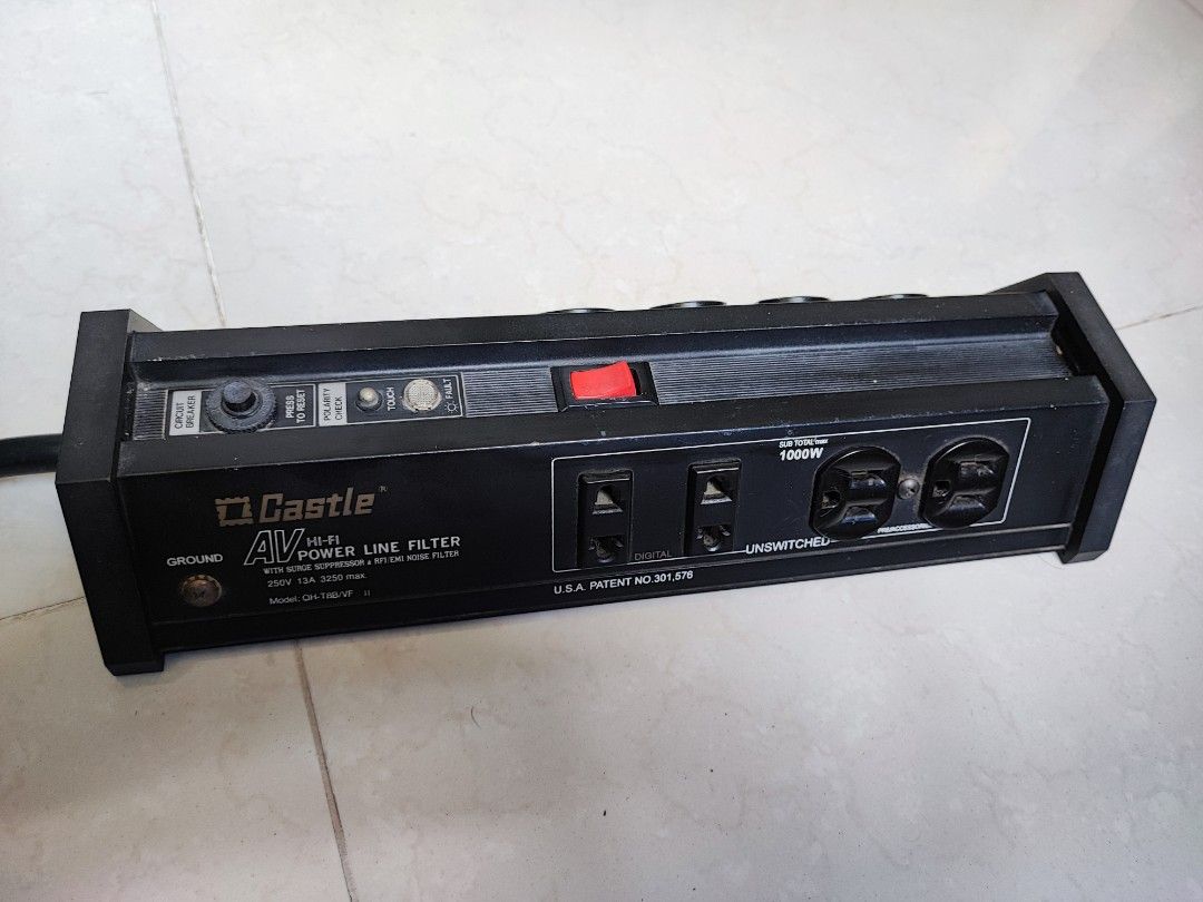 Castle AV Hifi power line filter, Audio, Other Audio Equipment on Carousell