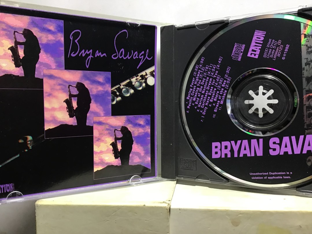 CD Bryan Savage OOP US USA ORIGINAL PRESS Anubis Jazz, Hobbies & Toys ...