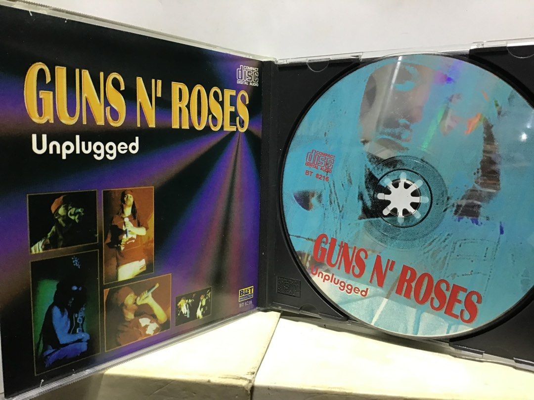 CD Guns n Roses - Unplugged OOP COLLECTORS ITEM Anubis Hard Rock ...