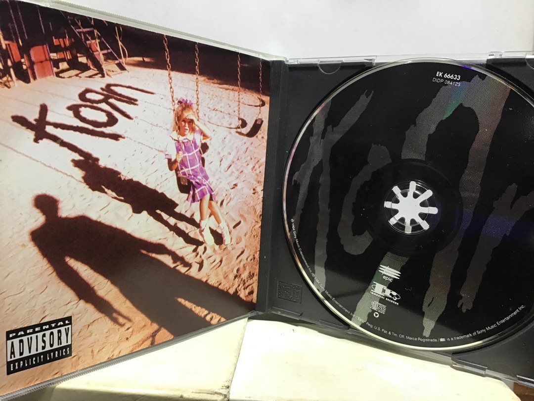 CD Korn Self Titled OOP 1994 US USA ORIGINAL PRESS Anubis 90s Hard Rock ...