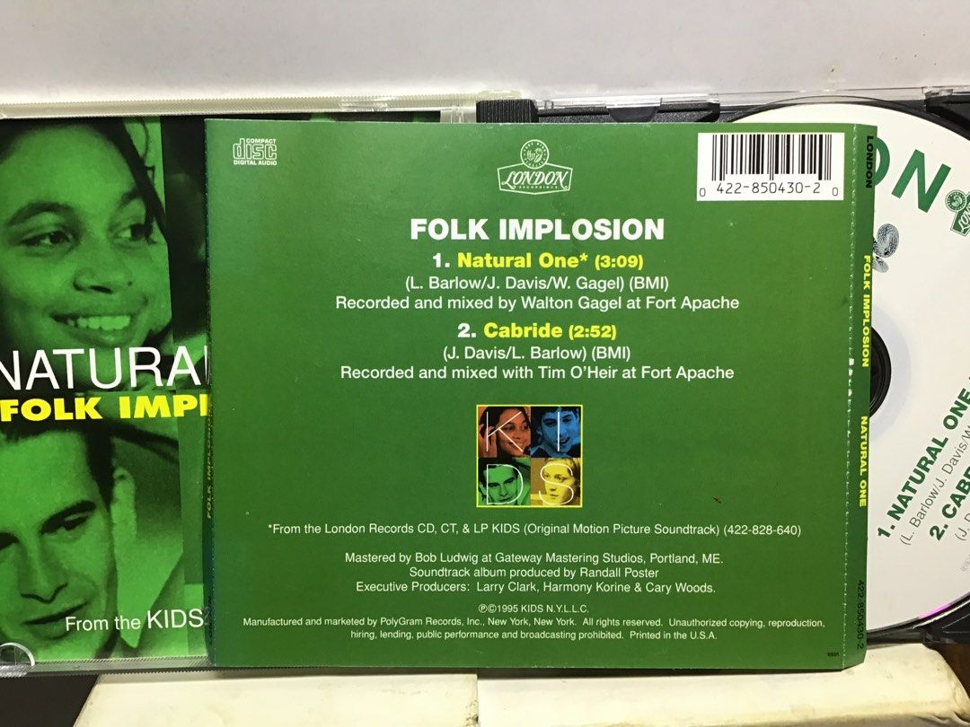 CD SINGLE Folk Implosion - Natural One (Kids OST) OOP ORIGINAL PRESS ...
