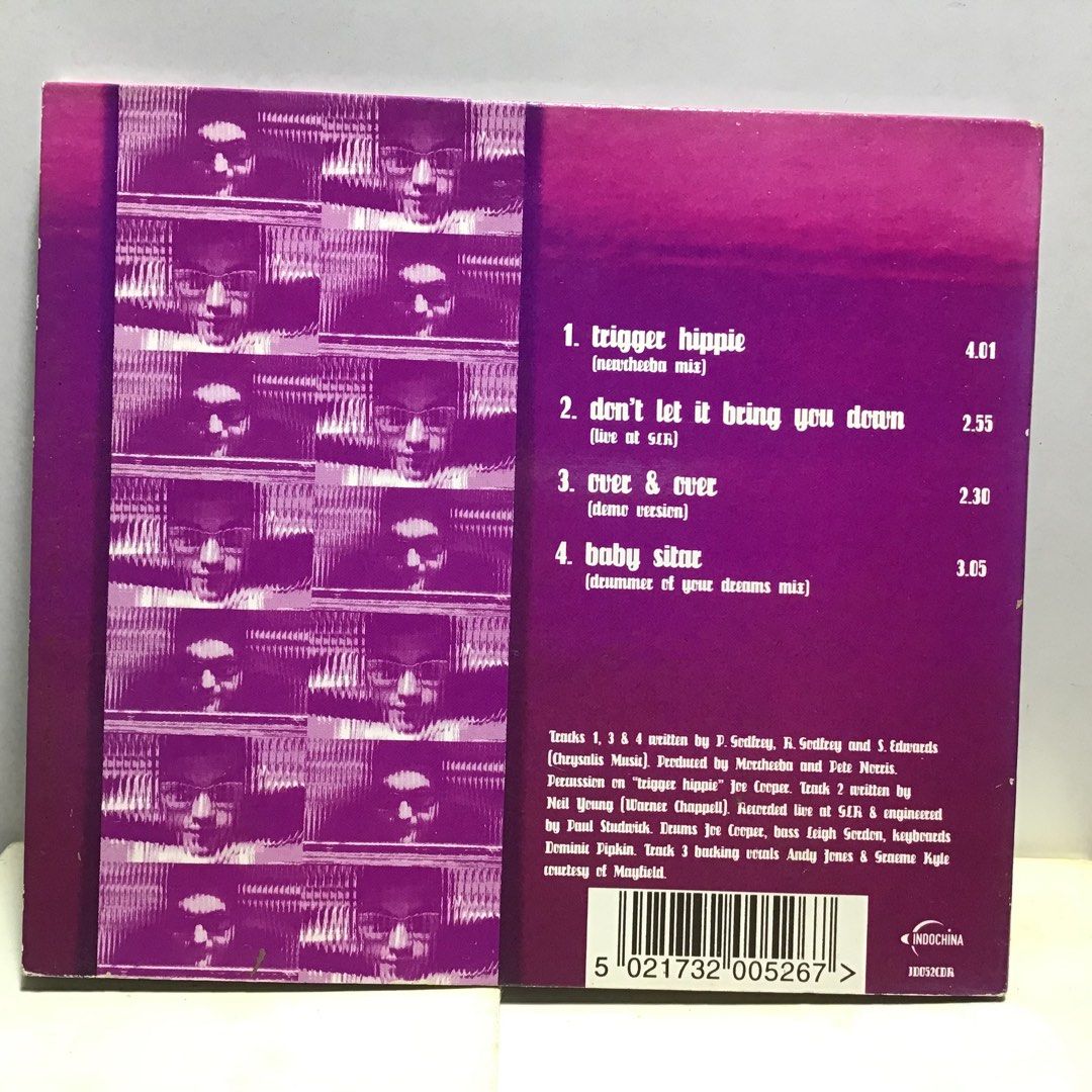 CD SINGLE Morcheeba - Trigger Hippie OOP LIMITED EDITION PRESS Anubis 90s Rock, Hobbies & Toys ...