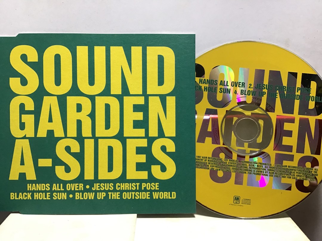 CD Soundgarden (Chris Cornell) - A- Sides OOP PORMO SAMPLER Anubis 90s ...