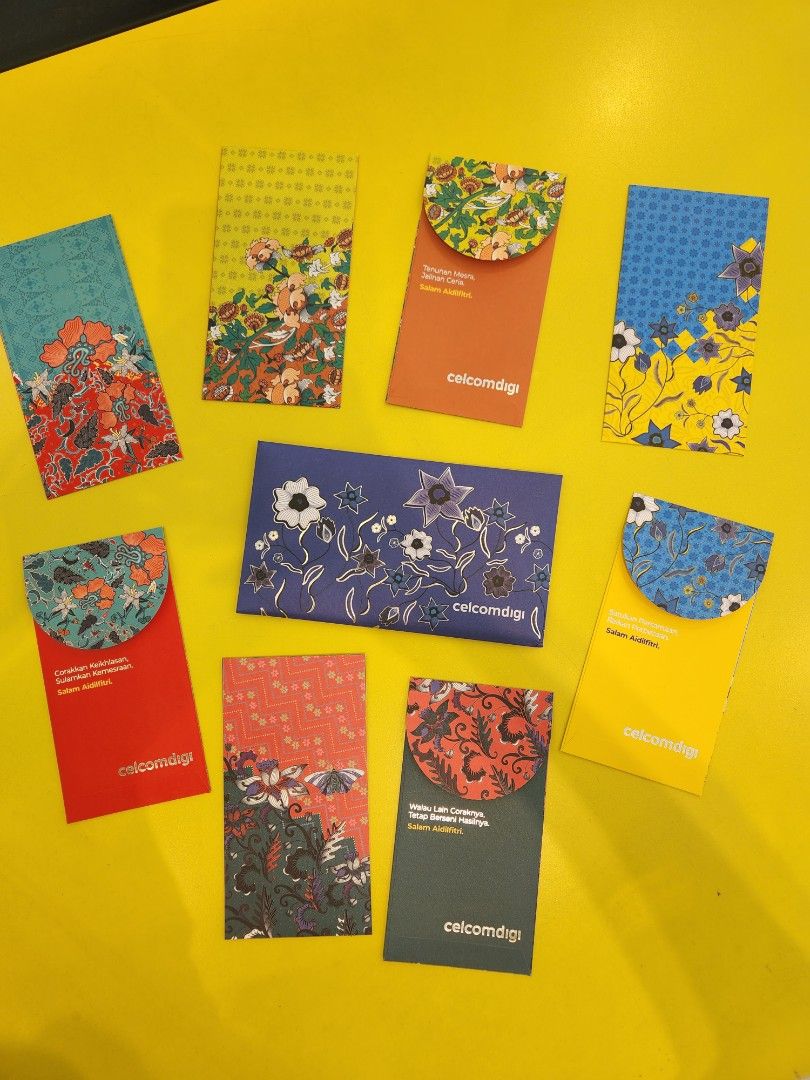 celcomdigi 2023 Raya Packets, Hobbies & Toys, Collectibles ...
