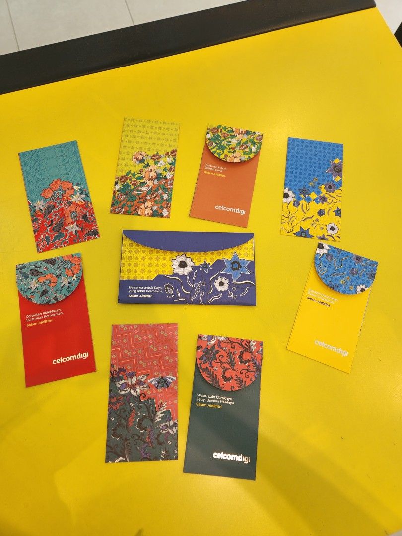 celcomdigi 2023 Raya Packets, Hobbies & Toys, Collectibles ...