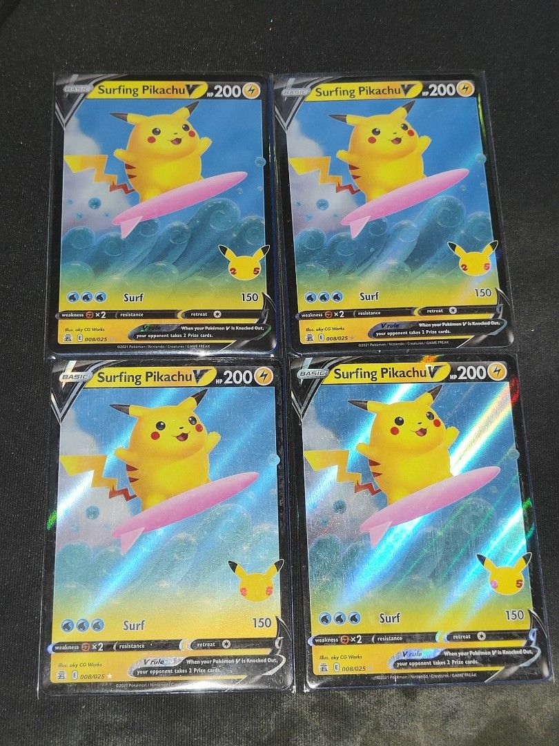 Celebration Jungle Pikachu, Flying Pikachu V, Flying Pikachu Vmax ...