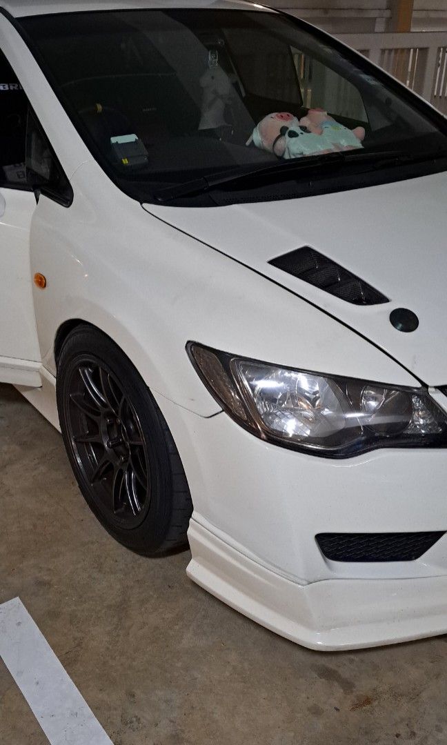 CF wide fender for FD2R(Spray white), Car Accessories, Accessories on ...