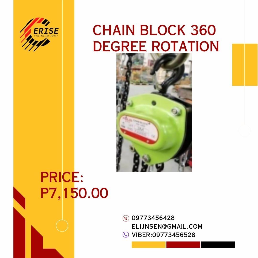 CHAIN BLOCK 360 DEGREE ROTATION on Carousell