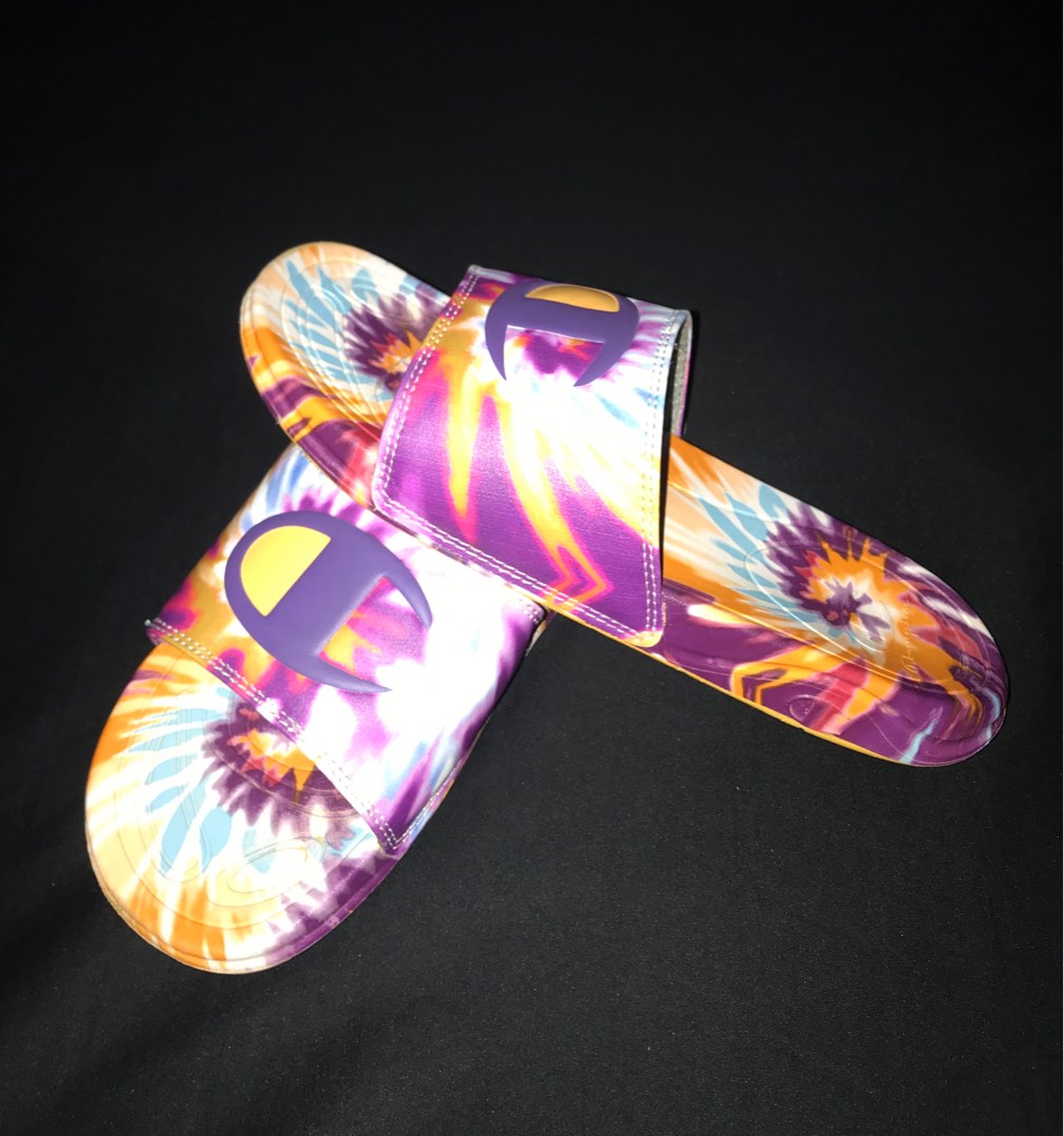 CHAMPION SLIDES, Men's Fashion, Footwear, Slippers & Slides on Carousell