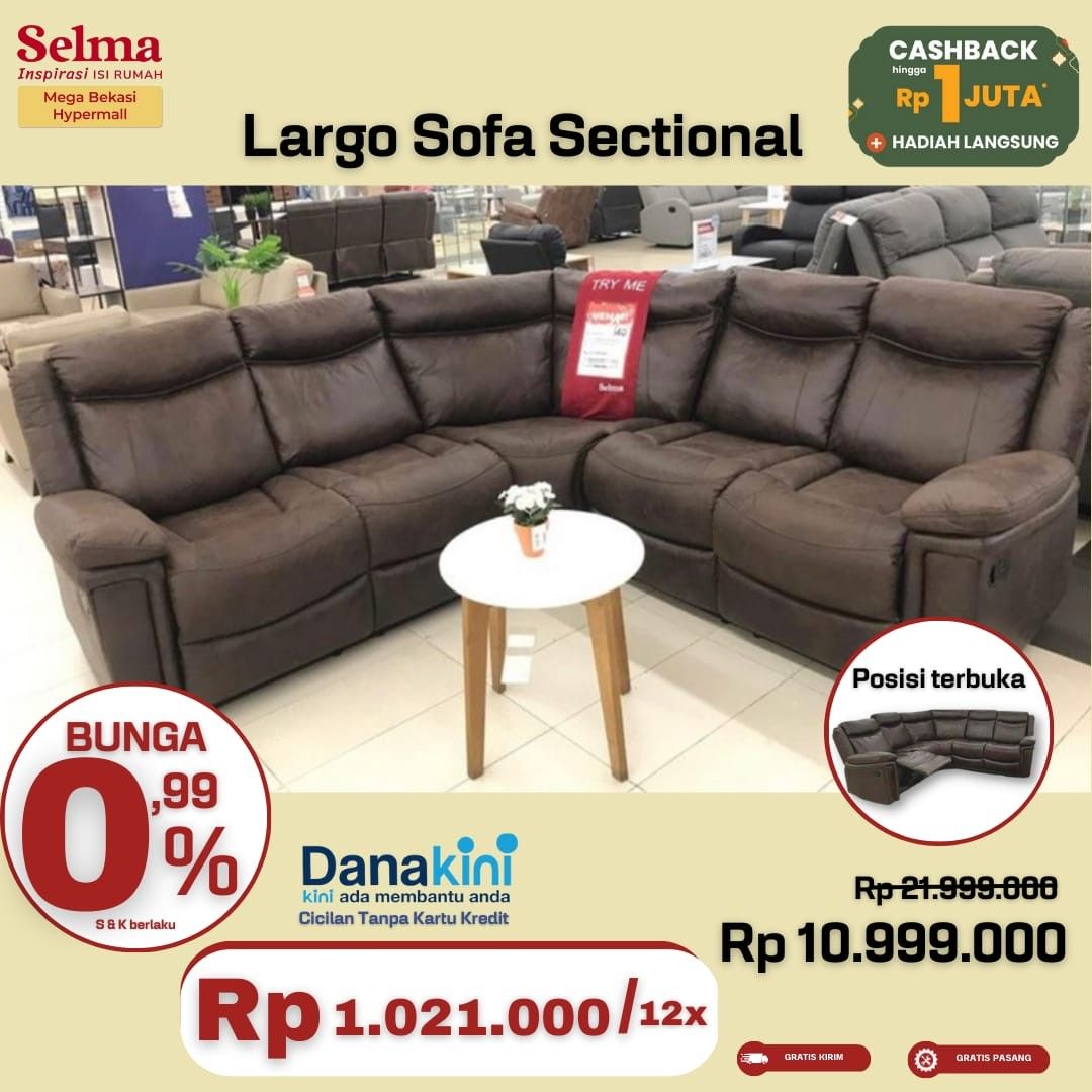 Cicilan Ringan Sofa Set, Perabotan Rumah di Carousell