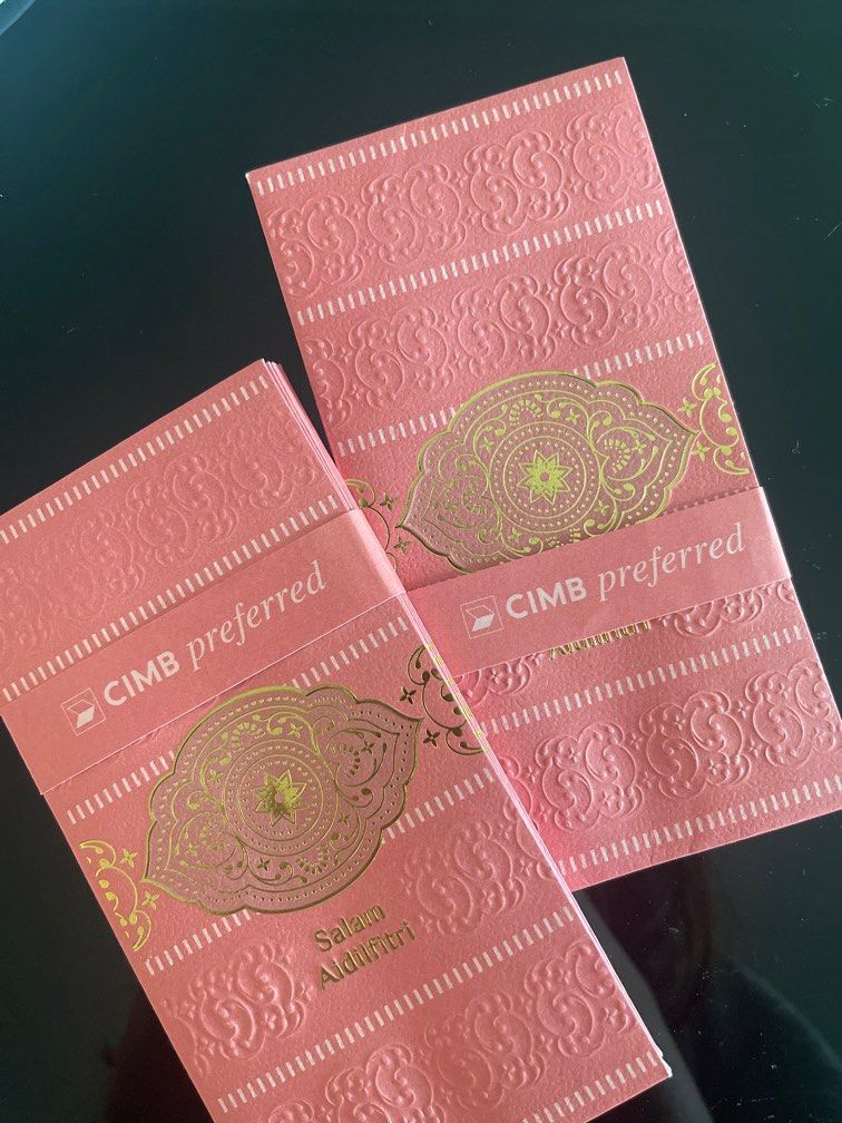 CIMB Preferred Sampul Raya 2023 / 7pcs SDR, Hobbies & Toys, Stationery ...