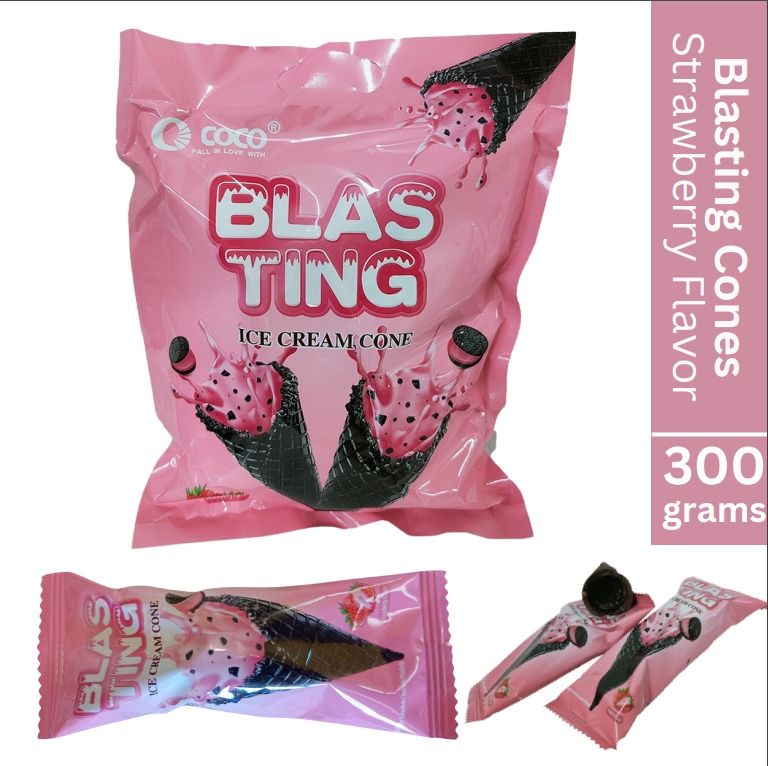 Coco Blasting Cones Strawberry Flavor, Food & Drinks, Local Eats on ...