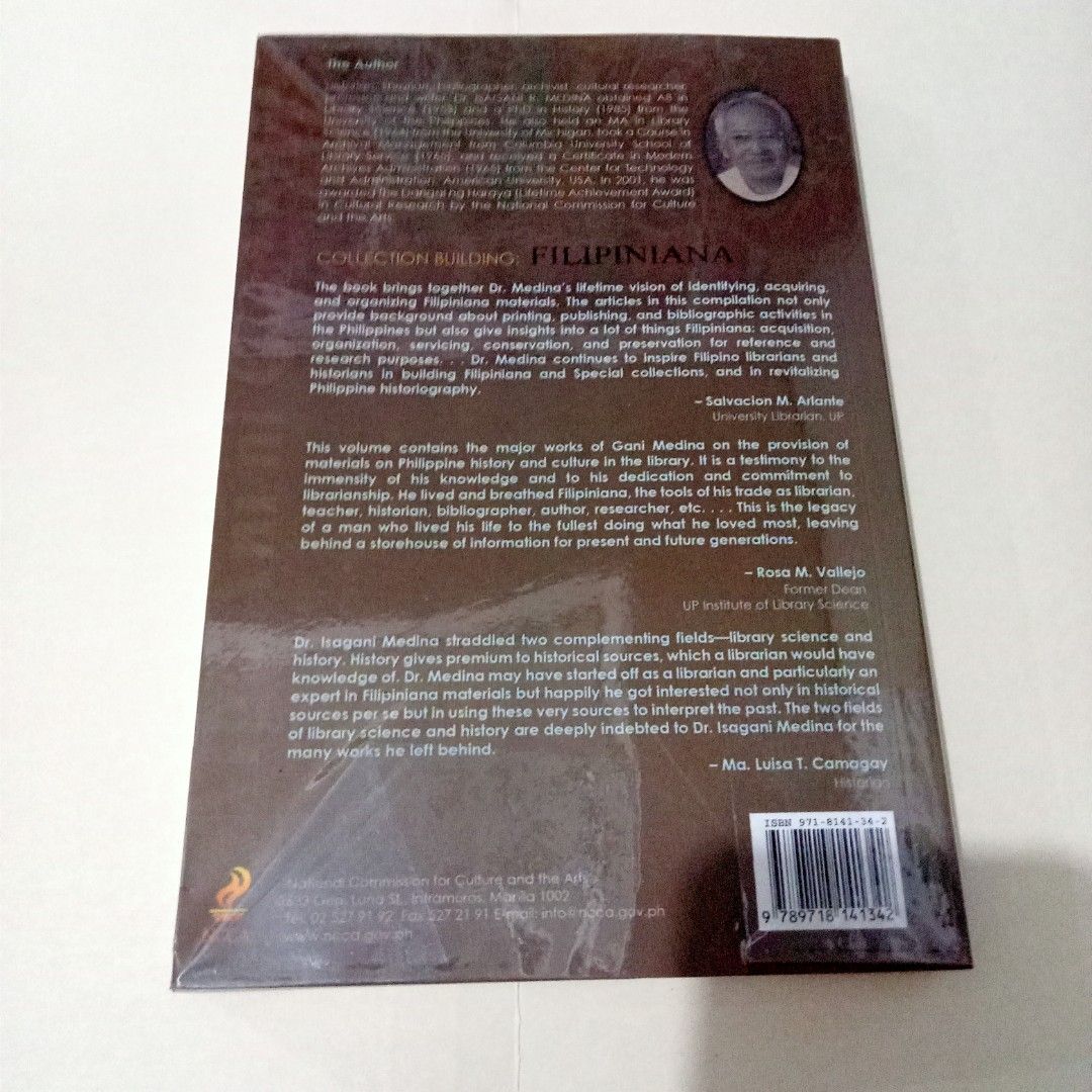 Collection Building: Filipiniana/Isagani R. Medina on Carousell