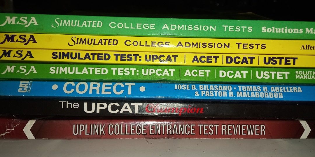 College Admission Entrance Test Exam Reviewers Bundle UPCAT ACET DCAT ...