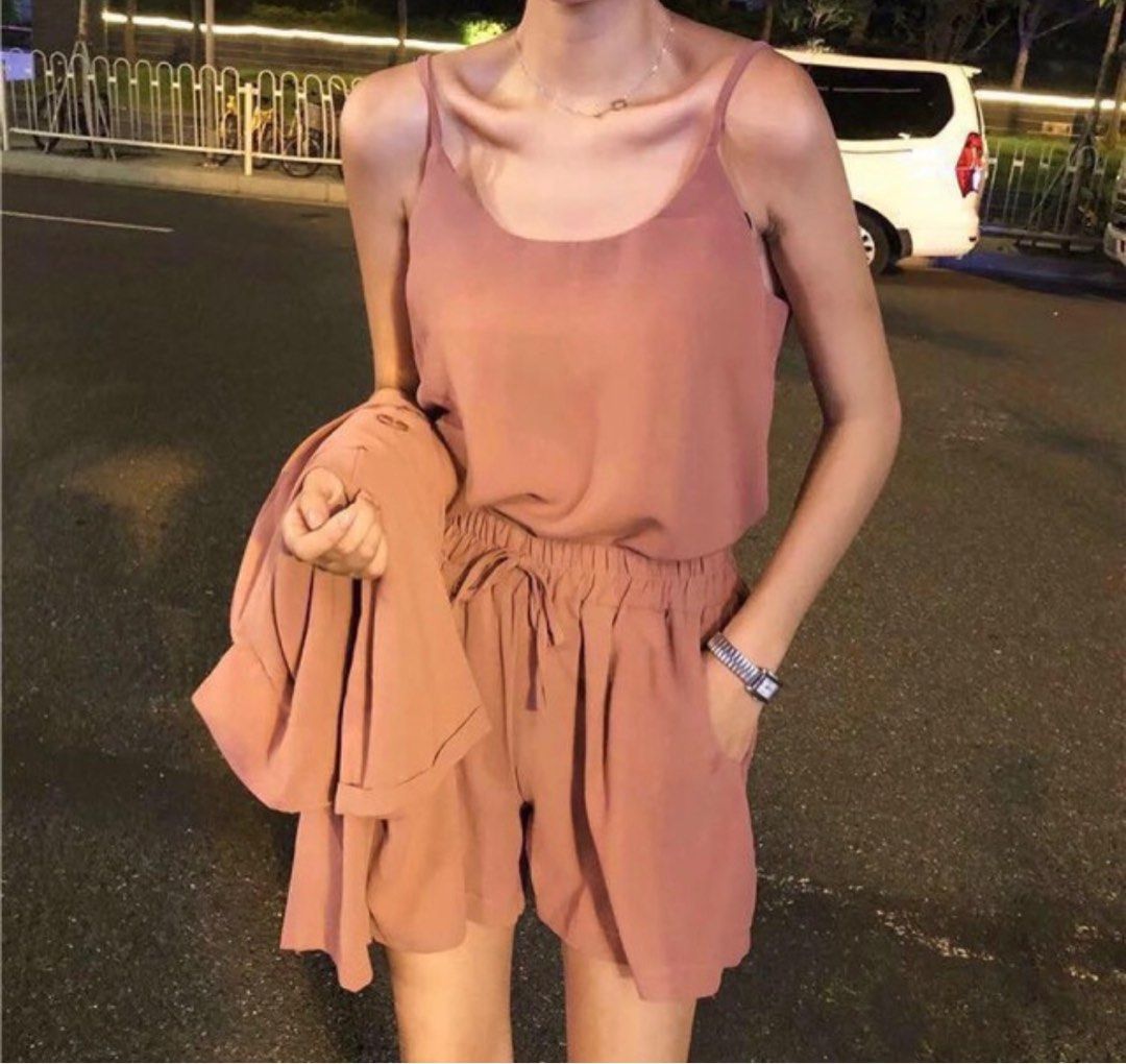 Coords Blazer Shorts Old rose, Women's Fashion, Dresses & Sets, Sets or ...