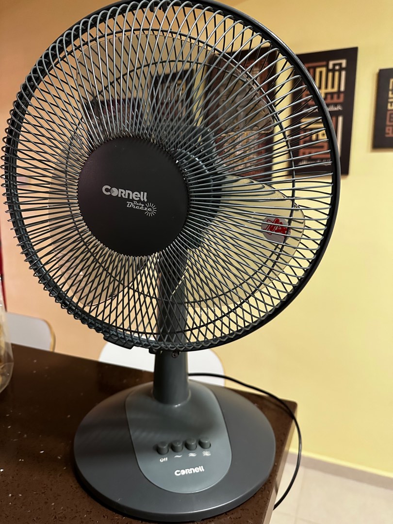 Cornell Table Fan, Furniture & Home Living, Lighting & Fans, Fans on ...