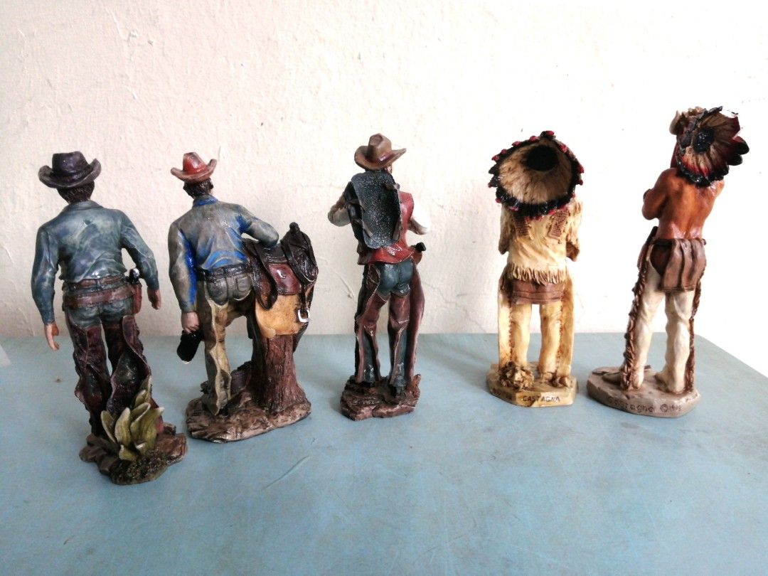 Cowboys and Indians (Native American) figurines, Hobbies & Toys ...
