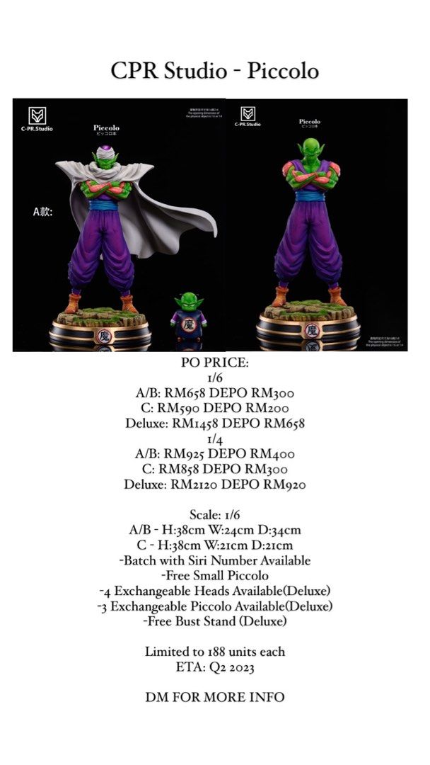 CPR Studio - Piccolo, Hobbies & Toys, Toys & Games on Carousell