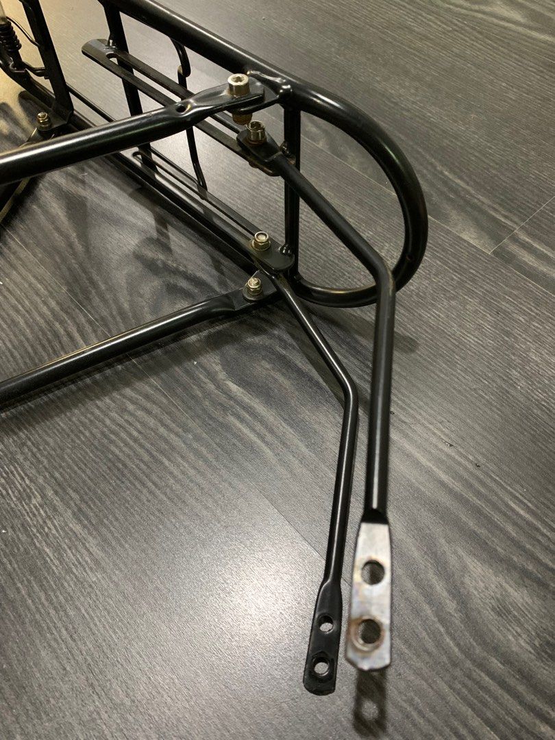 Decathlon Pannier bike rear rack Elops 100, Sports Equipment, Bicycles ...