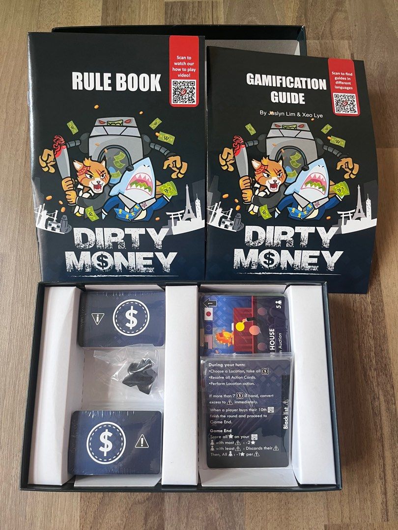 Dirty Money Board Game, Hobbies & Toys, Toys & Games on Carousell