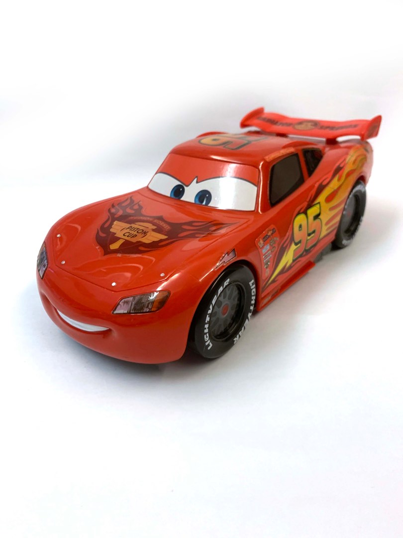 Disney Pixar Cars Lightning McQueen 11 inch, Hobbies & Toys, Toys ...