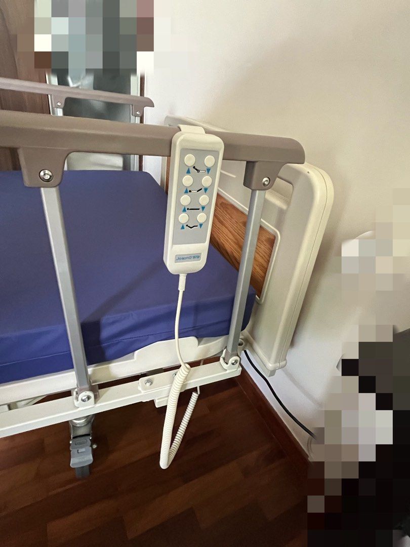 Electronic Hospital Bed like new (free eating table ), Health ...