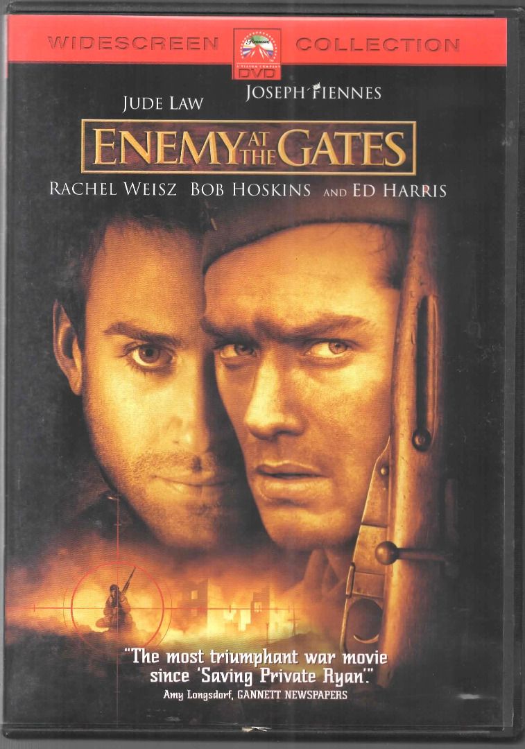 Enemy At The Gates ***original dvd***, Hobbies & Toys, Music & Media ...