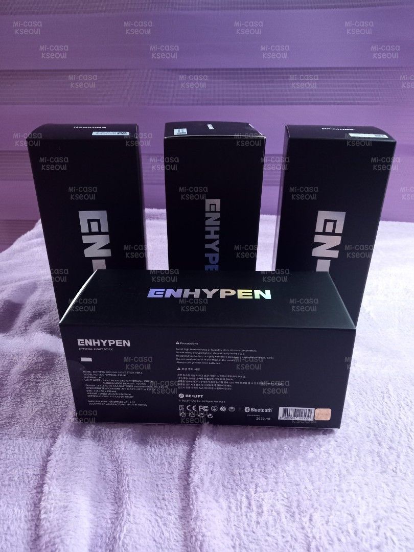 ENHYPEN OFFICIAL LIGHT STICK [OFFICIAL / SEALED], Hobbies & Toys ...