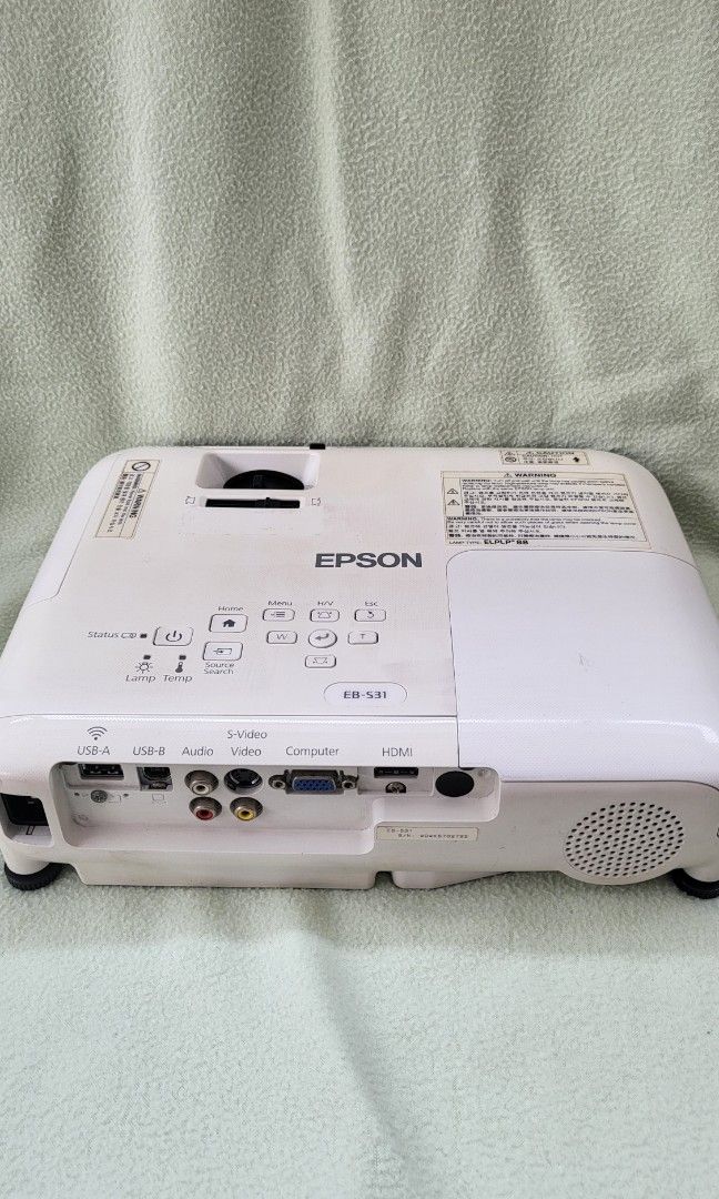 EPSON EB S31 PROJECTOR 3200 LUMENS HEAVY DUTY SUPER BRIGHT DISPLAY, TV ...